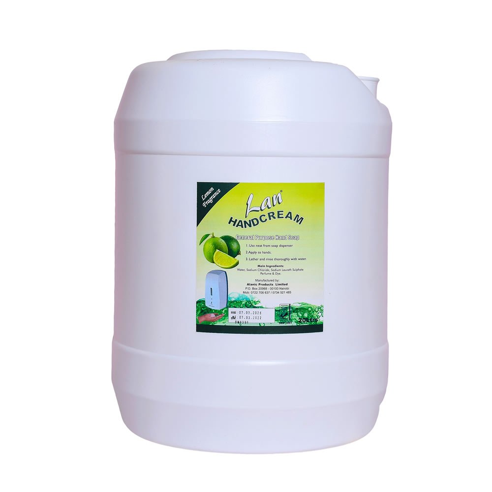 Lan Hand Cream – 20L Lemon Fragrance – LAN Brands