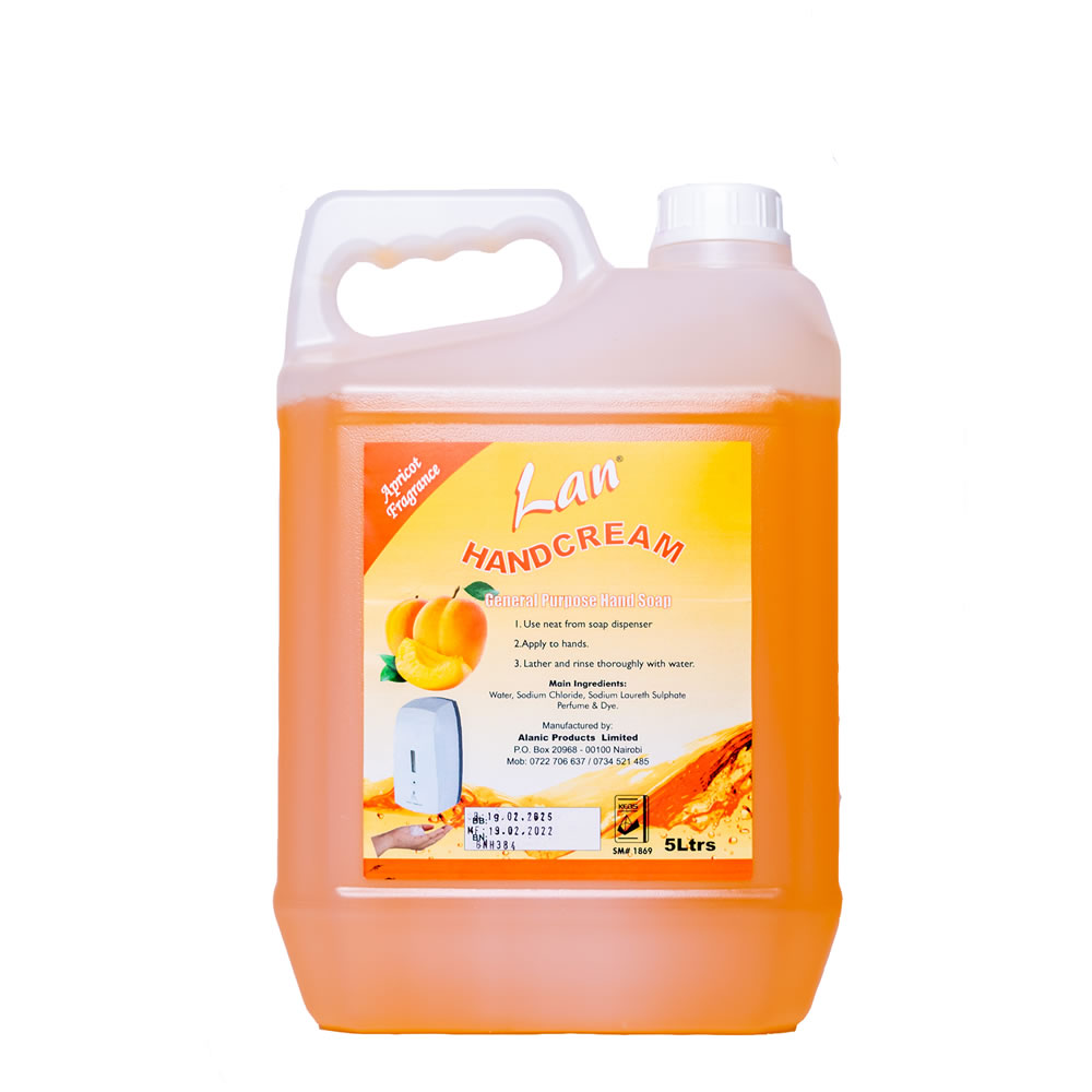 Lan Hand Cream – 5L Apricot Fragrance – LAN Brands