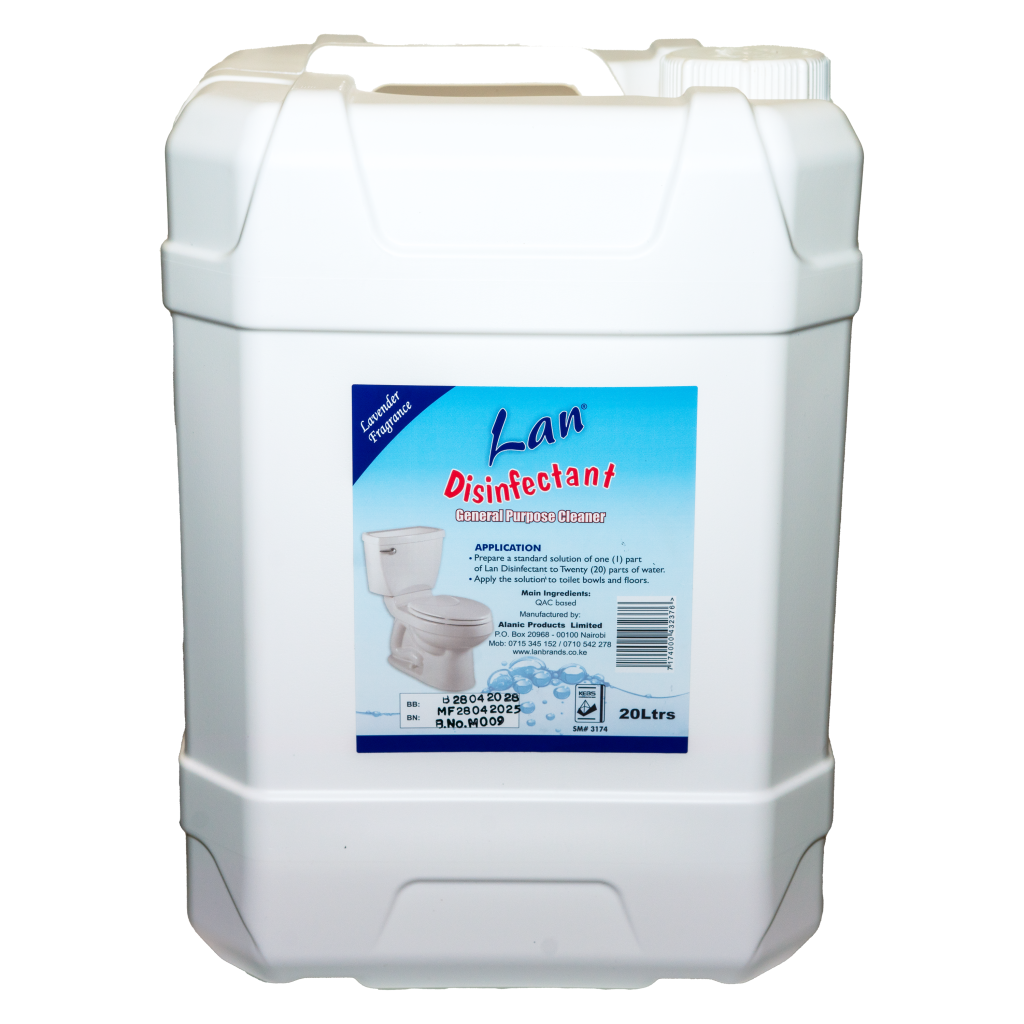 Lan Disinfectant – 20L Lavender Fragrance (White Container) – LAN Brands