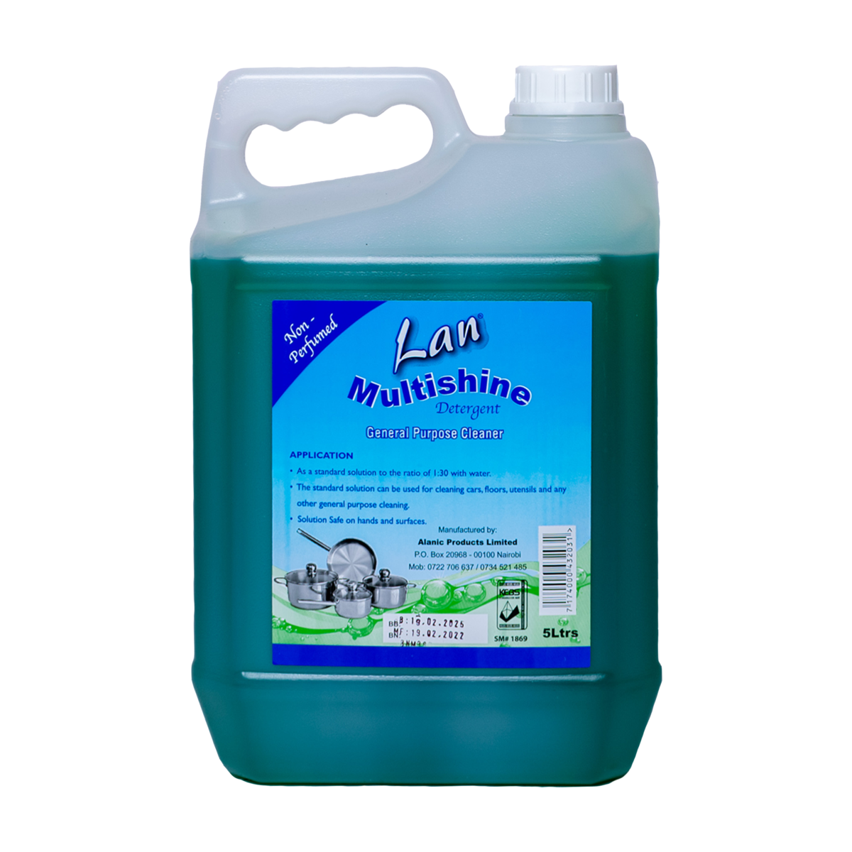 Lan Multishine-Non Perfurmed 5L – LAN Brands